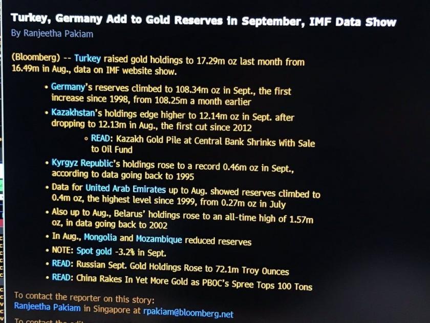 Germany Increases Gold Reserves In September For The First Time In 21 ...